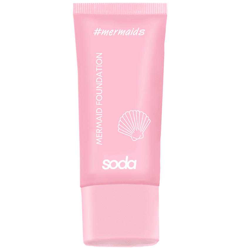 SODA MERMAID FOUNDATION #mermaids Тональная основа, 105 PEACH TEA, 30 ...